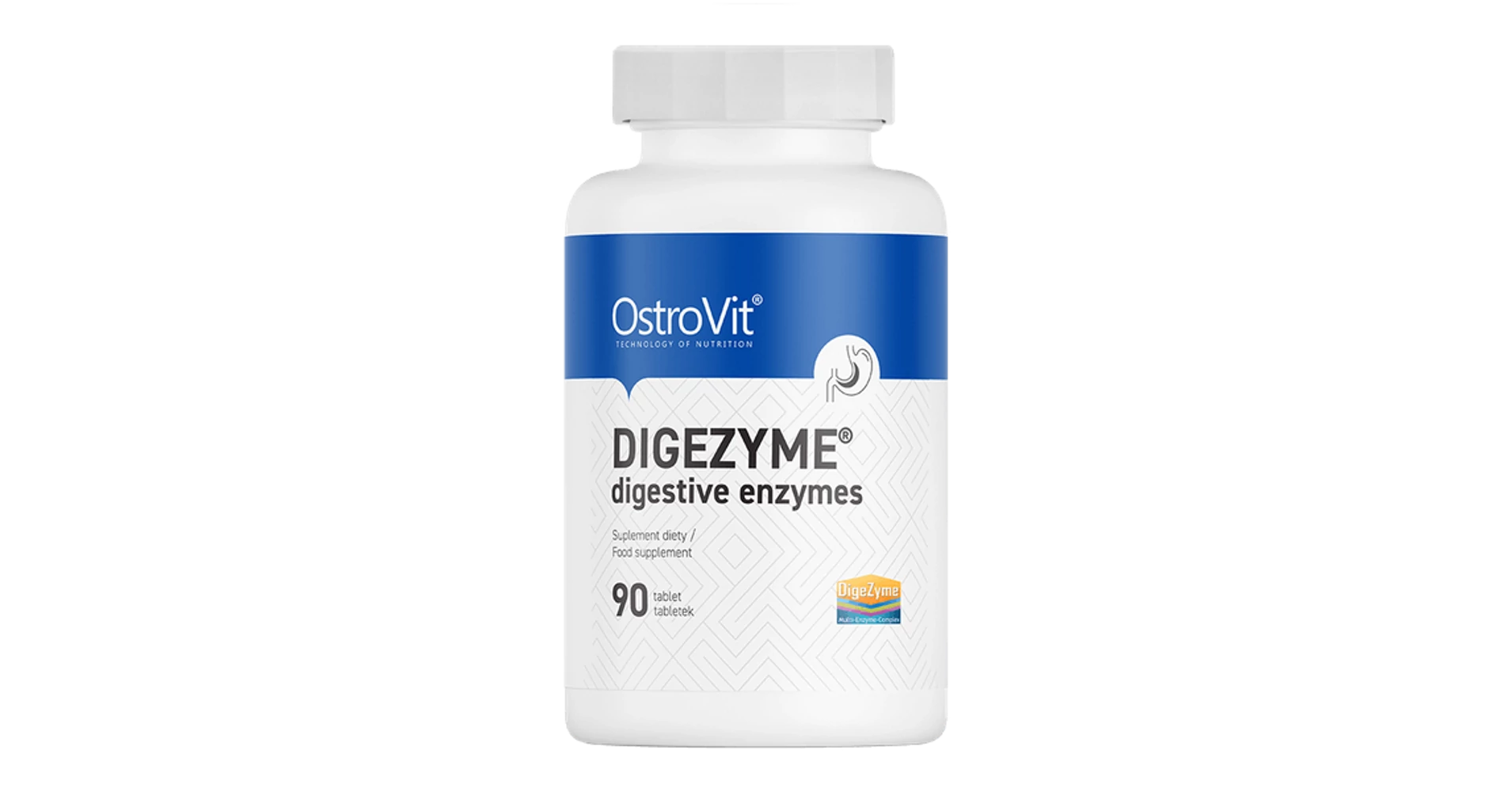 OstroVit - Digezyme - Emésztést segítő enzimek - 90 tabletta
