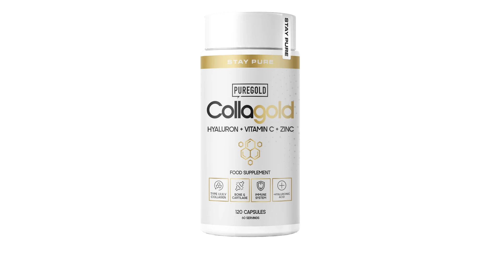 Pure Gold Protein - CollaGold - 120 kapszula