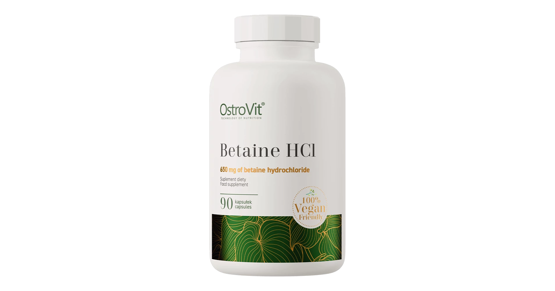 OstroVit - Betain HCl (TMG) - 90 kapszula